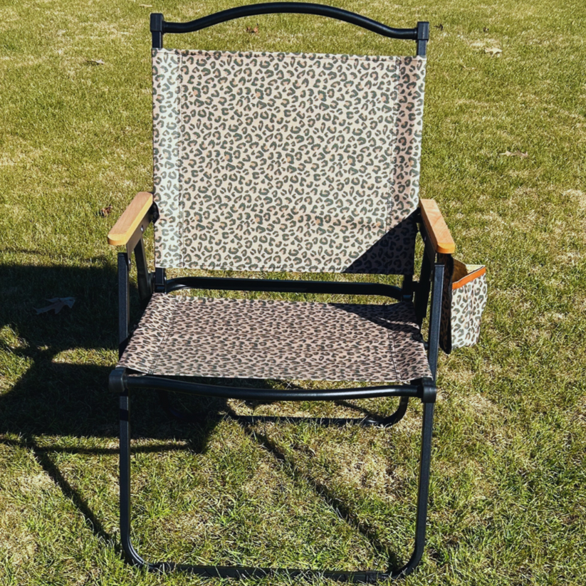 Leopard Print Folding Lawn Chair – The Last Stag