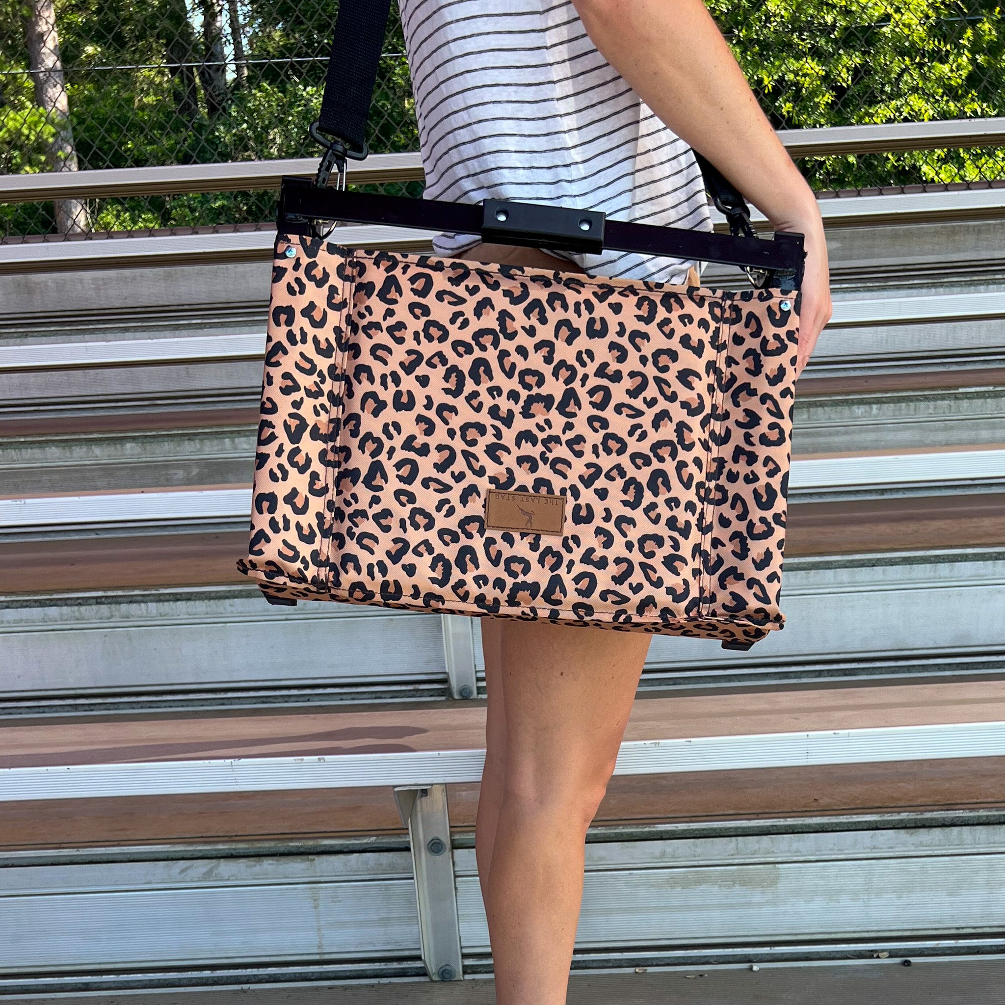 Leopard Print Folding Stadium Seat – The Last Stag