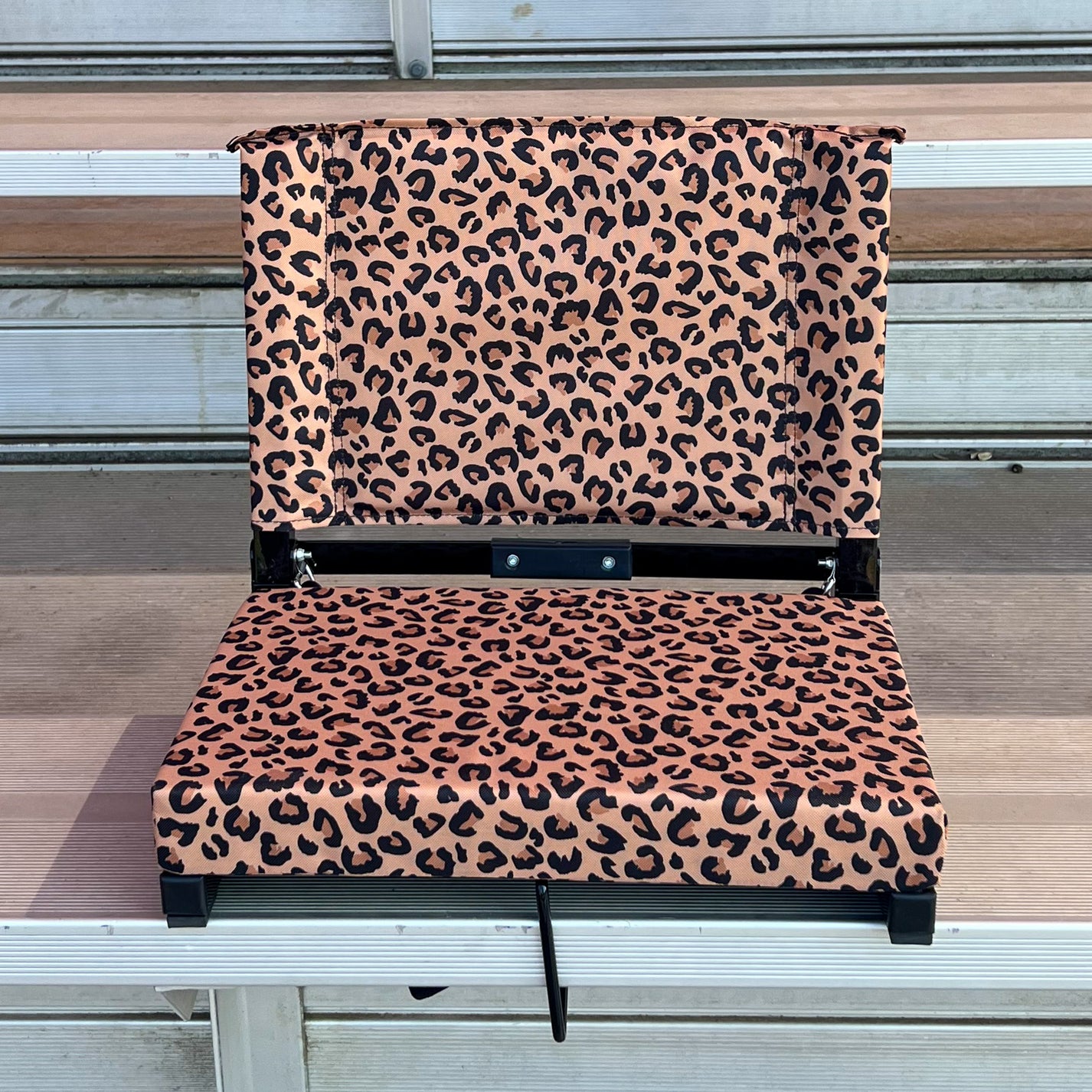 [PREORDER] Leopard Print Folding Stadium Seat – The Last Stag