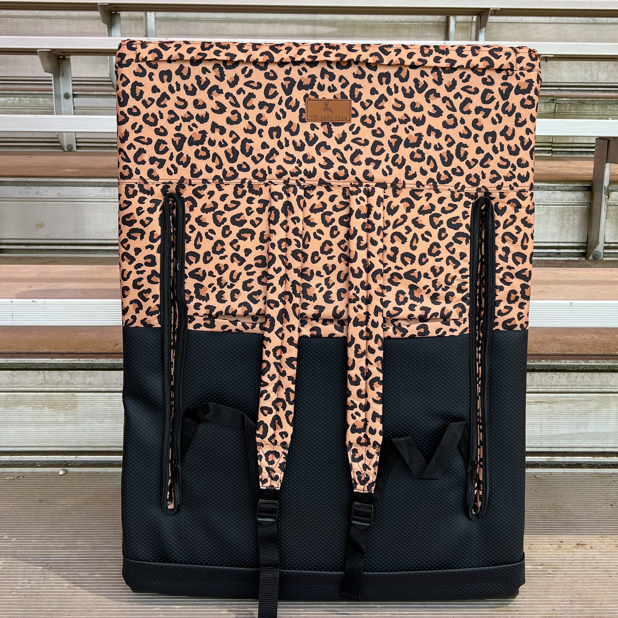 Leopard Print 23" Stadium Seat with Armrests – The Last Stag