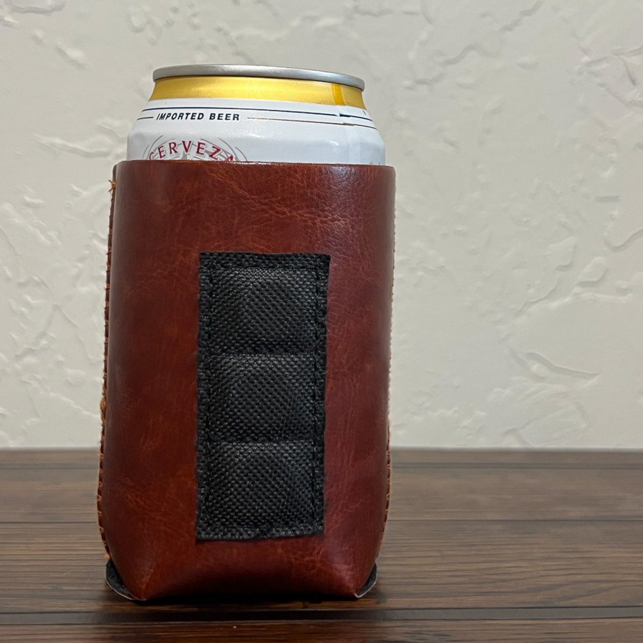 The Last Stag Magnetic Leather Coozie - The Last Stag